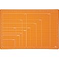 Amazon | ナカバヤシ カッターマット 折りたたみカッティングマット A3 オレンジ CTMO-A3OR | カッターマット | 文房具・オフィス用品