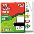 JOYEZA Premium Printable Vinyl Sticker Paper for Inkjet Printer - 25 ...