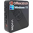 Amazon | wajun(ワジュン) ミニPC Pro-X1未使用品/MS Office 2019/Win 11 Pro/Celeron N4100/Type-C/WIFI ...