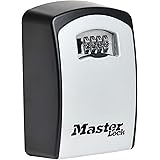 Master Lock 5401DAU Wall Mountable, Resettable Key Safe, Black, 5 Key ...