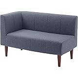 Amazon｜セルタン ソファー デニム調インディゴブルー ダイニング 2人掛け ポケットコイル 組合せ自在 高反発 日本製 A1056p-W-612DBL｜ソファ・カウチ オンライン通販