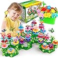 YEEBAY Flower Garden Building Toys for Girls Age 3, 4, 5, 6, 7 Year Old ...