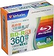 Amazon | Verbatim バーベイタム 1回録画用 ブルーレイディスク BD-R DL 50GB 10枚 ホワイトプリンタブル 片面2層 1-4倍速 VBR260YP10V1 ...