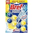 Bref Power Active Juicy Lemon, Rim Block Toilet Cleaner, 2x50g : Amazon ...