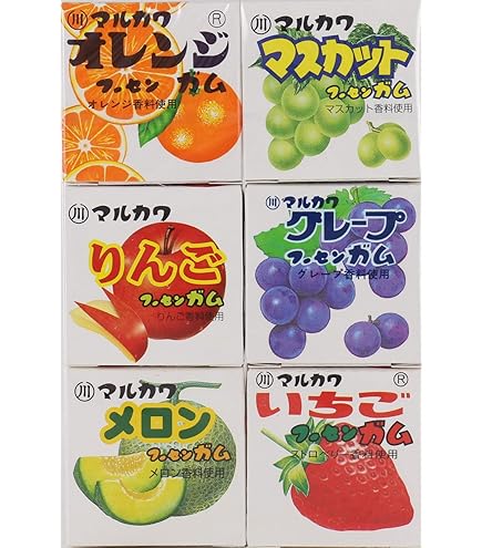 Amazon.co.jp: 丸川製菓 マスカットフーセンガム 4粒×24個 : 食品
