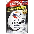 Amazon | アタックZERO ドラム式専用 洗濯洗剤 液体 アタック液体史上 最高の清潔力。菌の隠れ家蓄積0へ 詰め替え 1540g | アタック | 液体洗剤