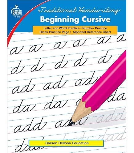 Children's Grooved Handwriting Workbook Zaner Bloser Cursive ...