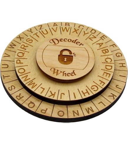 Spy Kit Cipher Wheel Printable Escape Room Prop. Fun Secret Code ...