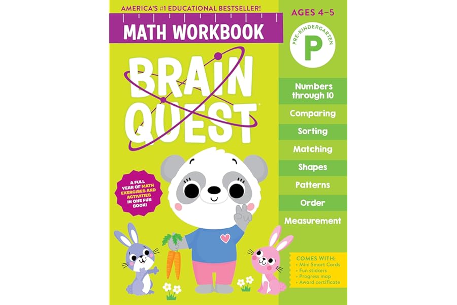 【本要約】 Brain Quest Math Workbook Pre-Kindergarten (Brain Quest Math ...
