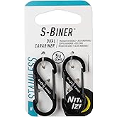 Nite Ize S-Biner Micro Lock, Polycarbonate S-Biner with Locking Lever ...