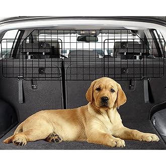 MPM Dog Car Barrier, Adjustable Large Pet Gate Divider, Cargo Area ...