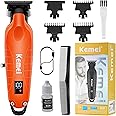 KEMEI 2293 Professional Hair Beard Trimmer for Men Zero Gapped Hair Clippers for Barber with T ...