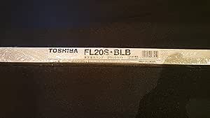 Amazon | 東芝 ブラックライト蛍光灯 直管 グロースタータ形 20W FL20S・BLB | 東芝(TOSHIBA) | 直管蛍光灯