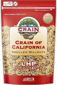 Amazon | クレイン クルミLHP 1kg | デルタインターナショナル | 乾燥豆 通販