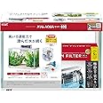 Amazon.co.jp: GEX AQUARIUM スリムアクアセット400 DC-Xポンプ採用スリムフィルター付き ガラス 水槽 観賞魚飼育 2年保証ホワイトフレーム水槽 W39.8× ...