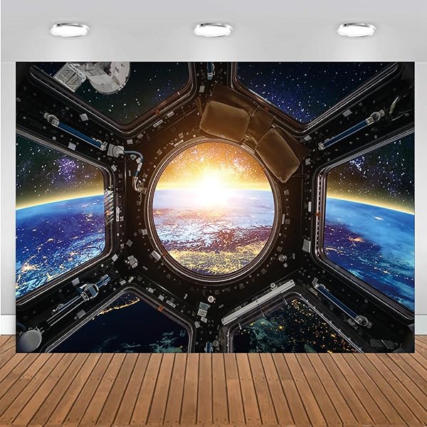 Planets Backdrop For Kids Outer Space Backdrop Universe Earth Moon ...