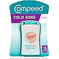 Compeed Cold Sore Discreet Healing Patch, 15 Patches, Cold Sore Treatment, More Convenient than ...