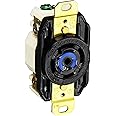 Amazon.co.jp: Hubbell HBL2810 Locking Receptacle, 30 amp, 3 Phase, 120 ...