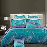 FABRIC FANTASTIC Vitara Quilt Cover Set, 3 Piece Duvet Cover Set ...