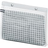 Amazon | コクヨ ミニポーチ 透明 ピープ フラットタイプ シルバーグレー F-VBF242-1 | ペンケース | 文房具・オフィス用品