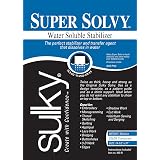 Sulky Paper Solvy Water Soluble Fabric Stabilizer, 8-1/2 by 11-Inch, 12 ...