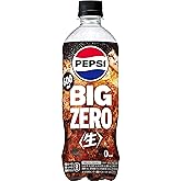 Amazon | サントリー ペプシ＜生＞ ビッグゼロ レモン BIG ZERO LEMON 炭酸飲料 PEPSI コーラ 600ml×1本 | サントリーフーズ | 炭酸飲料 通販