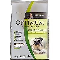 OPTIMUM Adult All Breeds Dry Dog Food with Chicken, Vegetables & Rice ...