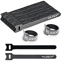 Amazon.co.jp: ケーブル結束バンド YOJOCK 収納バンド配線収納 ナイノンで調節可のケーブル管理バンド繰り返し利用可能 自由にカット配線整理 データセンターに最適 配線整理 ...