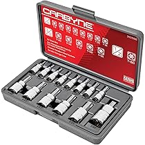 CARBYNE Hex Bit Socket Set 13 Piece, Metric, 2mm 14mm S2, 47% OFF