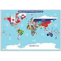 World Map With Countries Labeled For Kids Website With Loads Of Fun