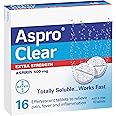 Aspro Clear Extra Strength Pain Relief Tablets with Aspirin, Fast and ...