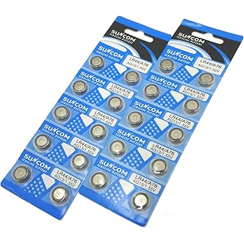 Amazon | LR44 1.5V アルカリ ボタン電池 1シート 10個入 | SUNCOM/サンコム | 乾電池