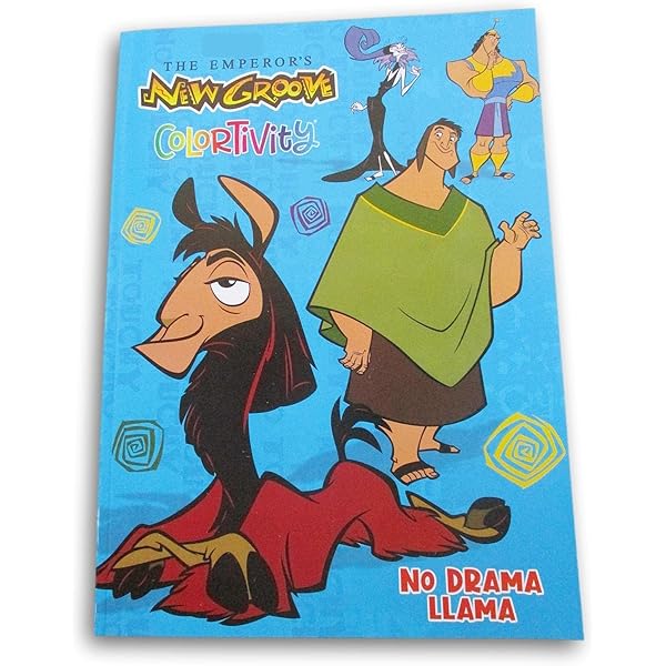 Emperor's New Groove Merch The Emperors New Groove Coloring Book ...