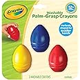 Crayola My First Palm Grip Crayons, 3ct, Coloring for Toddlers : Amazon ...
