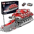 Mould King 10169 V12 Engine Building Block Sets, 3472 PCS V12 Engine ...