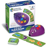 Amazon | ラーニング リソーシズ(Learning Resources) 幼児向けプログラミング教材 プログラミングロボット ロボットマウス 単体パック LER2841 正規品 ...
