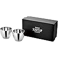 Amazon.co.jp: アサヒ TSUBAME SUSCUP サス 2重 ぐい呑み 70ml 2客セット ギフトパッケージ仕様 : ホーム＆キッチン