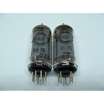 Amazon | ロシア製真空管 6F5P (6GV8 ECL85) Made in Soviet (2本セット) | ノーブランド品 ...