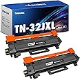 Amazon.co.jp: TN32JXL tn32jxl TN-32J トナー 約3000枚ページ大容量 ブラック 2本セット ブラザー(Brother)用 互換トナーカートリッジ TN ...