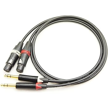 /(オス/) BELDEN 8422 高解像度 /(2m/) /(ステレオフォン/) -TRS XLR 2本ペア変換ケーブル