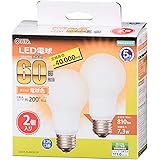 Amazon | オーム電機 LED電球(60形相当/857lm/電球色/E26/全方向270°/密閉形器具対応/調光機能付) LDA7L-G/D AG93 | オーム(OHM) | ホーム＆キッチン