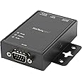 Amazon | StarTech.com 1ポートRS232C - TCP/IP変換デバイスサーバー シリアル - LANイーサネット変換アダプタ DINレール付属 アルミ製 ...