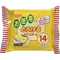 Amazon.co.jp: QBB(キュービービー) 徳用とろけるスライス 14枚入り : 食品・飲料・お酒