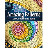 Amazon | Adult Coloring Book: Stress Relieving Patterns | Blue Star Coloring, Adult Coloring ...