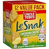 UNCLE TOBYS Le Snak Tasty Cheese Dip And Crackers Value Pack, 1 Box of ...