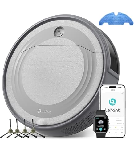 Amazon | Lefant ロボット掃除機 水拭き両用 3200Pa強力吸引 150分間