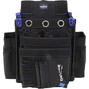 Amazon | SK11 DEVICE 腰袋 3段 サイドポケット付き DVC-KZ15 | 道具袋