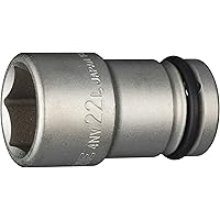 Amazon | トネ(TONE) インパクト用ロングソケット 4NV-22L 差込角12.7mm(1/2") 二面幅22mm | インパクトレンチアクセサリ