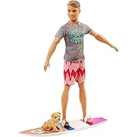 Amazon | バービー(Barbie) ケン ファッショニスタ ロング・ボーダー 【着せ替え人形】【専用収納ケース付き】【3歳 ...