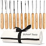 MARKETTY Wood Carving Chisels Sets - 12 Pcs, DIY Wood Carving Kit for ...